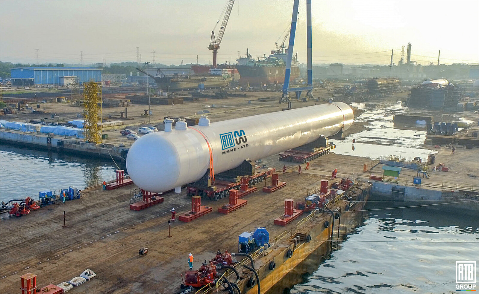 Rapid Project Bullet Tanks F load out, the biggest equipment ever ...